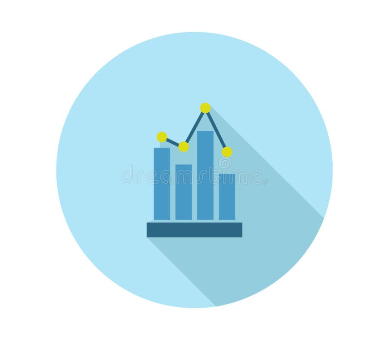 Analytic Icon Illustrated in Vector on White Background Stock ...