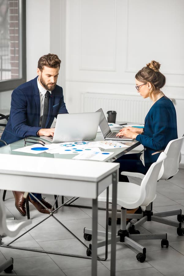Analytic Managers Team Working at the Office Stock Photo - Image of ...