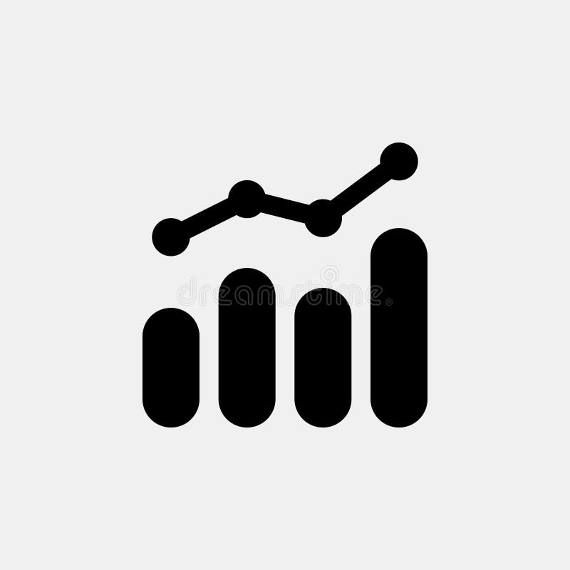 Data Analytic Static Vector Icon Stock Vector - Illustration of chart ...