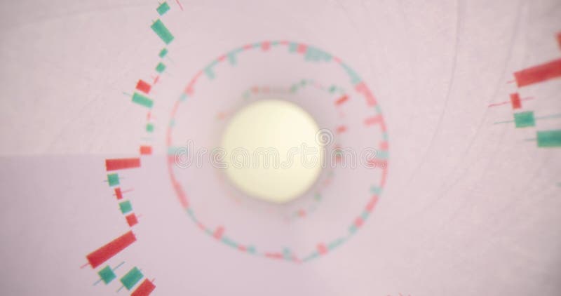 Colorful Charts Printed on Sheet of Paper Twisted in Roll Stock Footage ... Colorful Charts Printed on Sheet of Paper Twisted in Roll Stock Footage ...