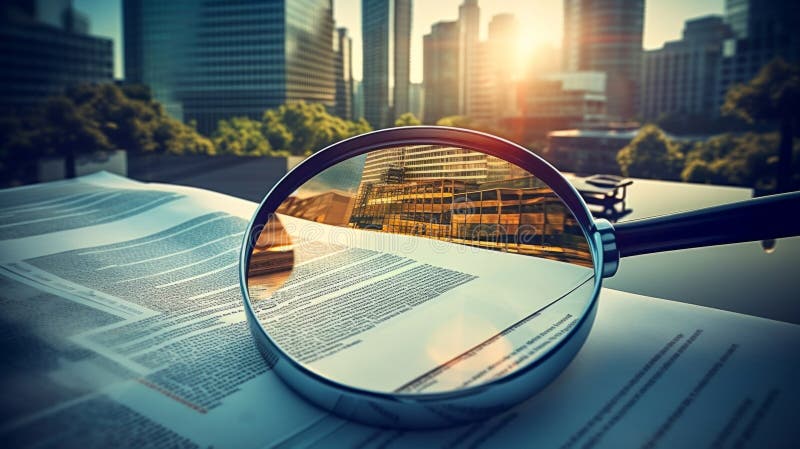 Analytical Research with Magnifying Glass Over Documents. Generative Ai ...