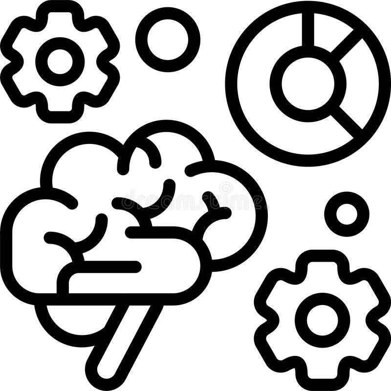Analytical Thinking Vector Icon Stock Illustration - Illustration of ...