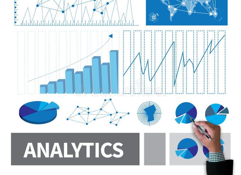 ANALYTICS (Analysis Analytic Marketing Graph Diagram) Stock Image ...