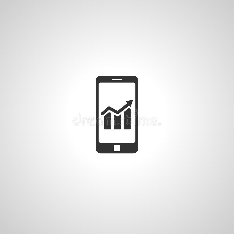 Analytics App Simple Isolated Icon Stock Vector - Illustration of ...