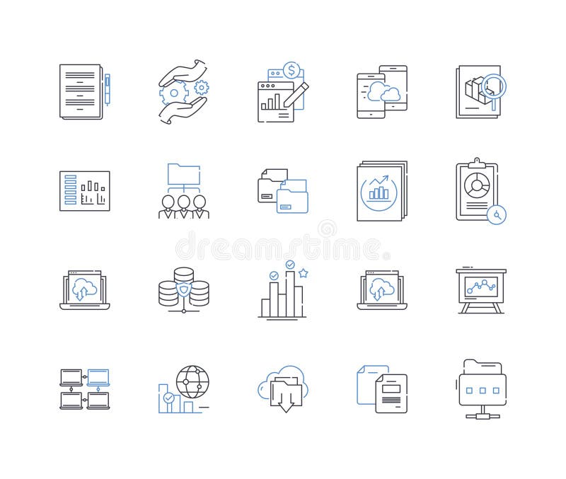 Analytics and Apparatus Line Icons Collection. Algorithm, Automation ... Analytics and Apparatus Line Icons Collection. Algorithm, Automation ...
