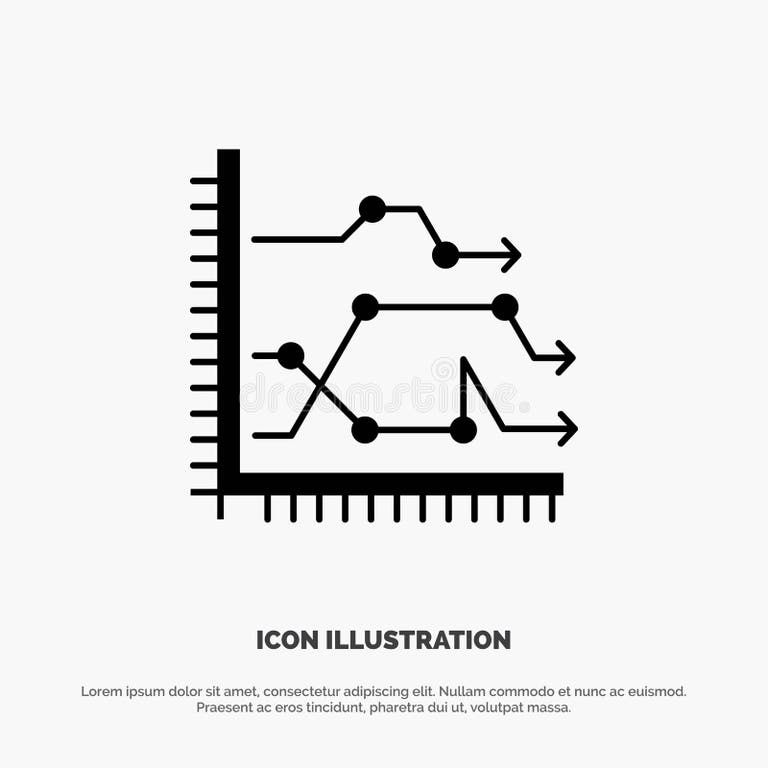 Analytics, Business, Chart, Diagram, Graph, Trends Solid Glyph Icon ...