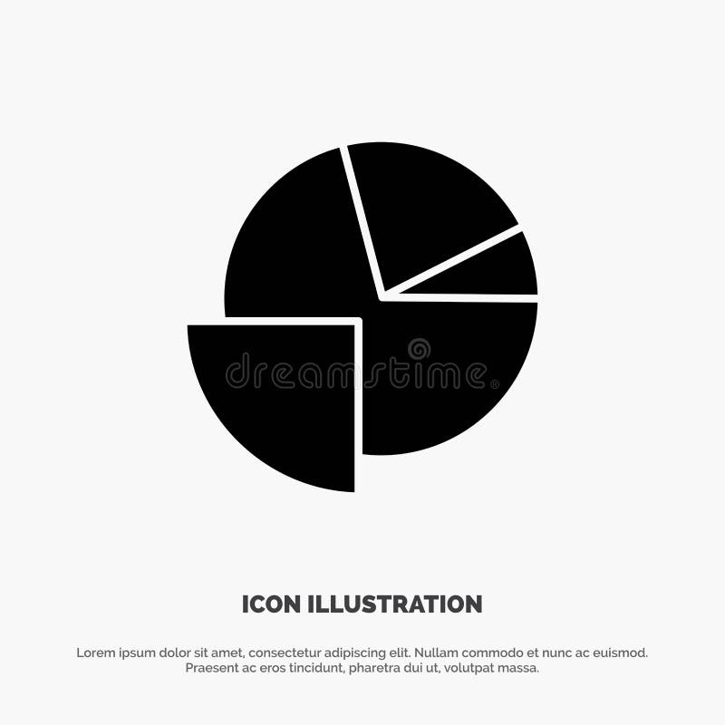 Analytics, Chart, Pie, Graph Solid Glyph Icon Vector Stock Vector ...