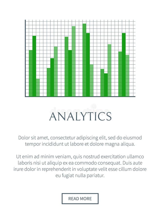 Analytics Chart with Scale Net, Vector Banner Stock Vector ...