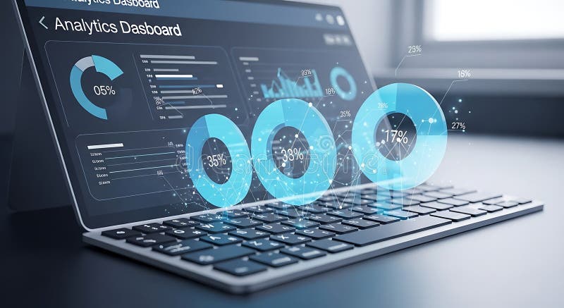 Interactive Dashboard Showing Analytics Stock Illustrations – 492 ...