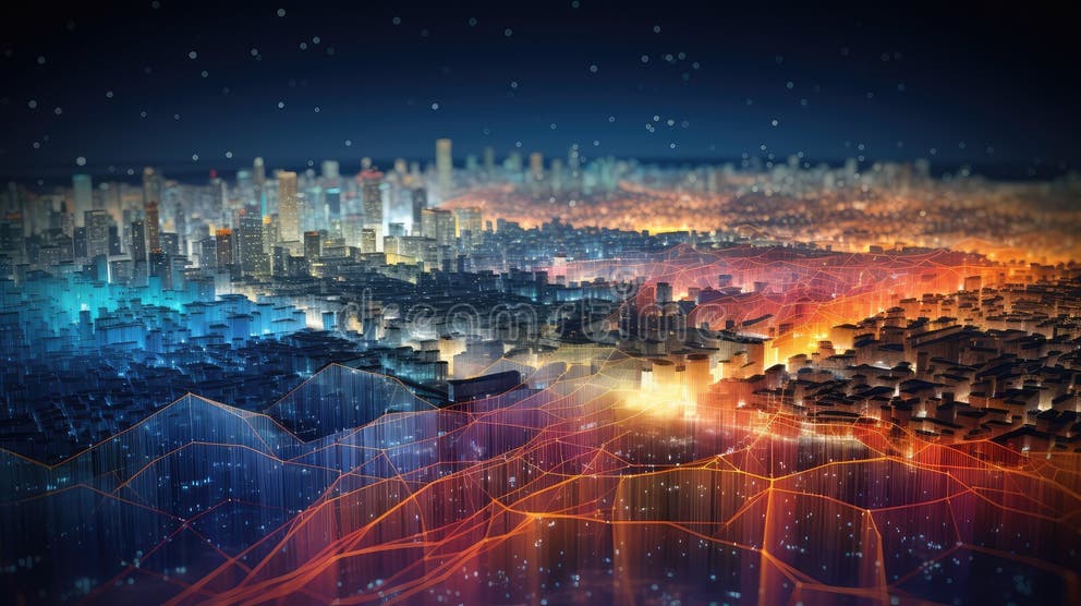 Analytics data fusion stock illustration. Illustration of unification ...