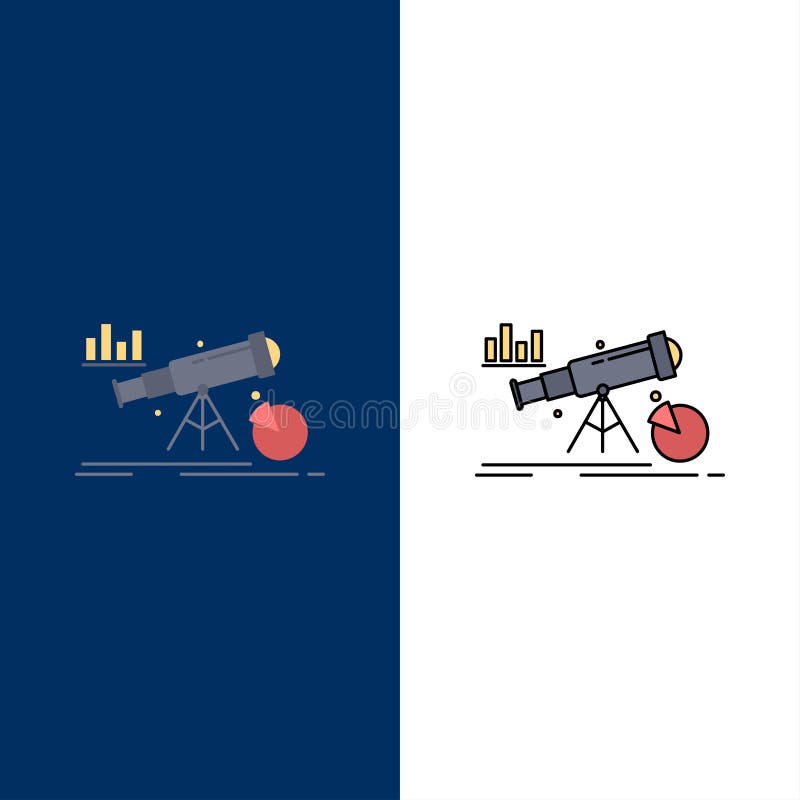 Analytics, Finance, Forecast, Market, Prediction Flat Color Icon Vector ...