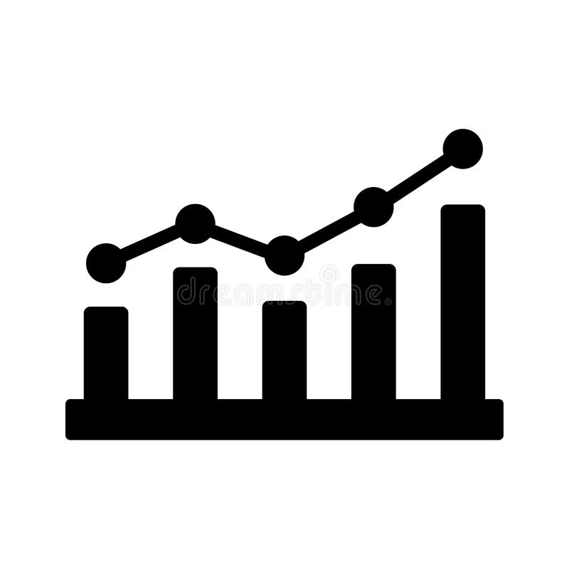 Analytics, Graph, Growth Icon. Black Vector Graphics Stock Vector ...