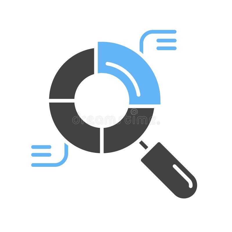 Analytics Icon Image. stock vector. Illustration of outline - 290136062
