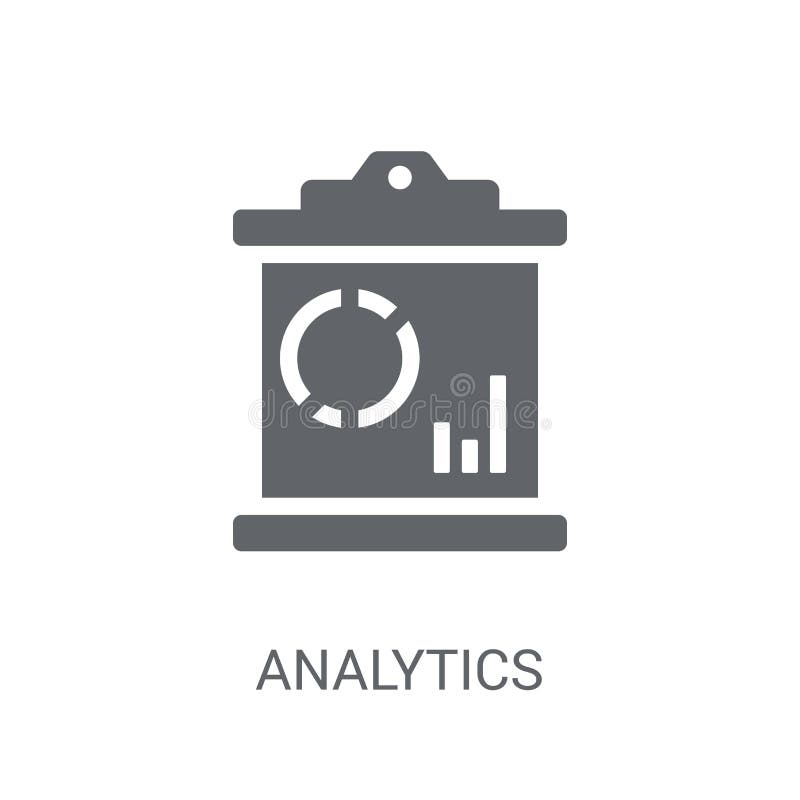 Analytics Icon. Trendy Analytics Logo Concept on White Background from ...