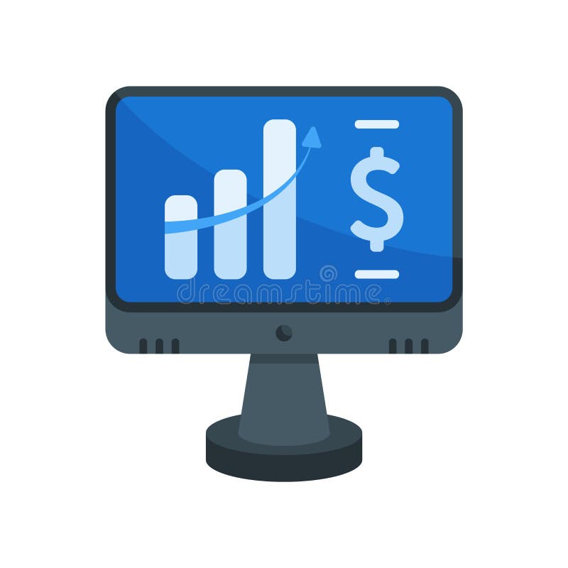 Analytics Icon Vector Sign and Symbol Isolated on White Background ...