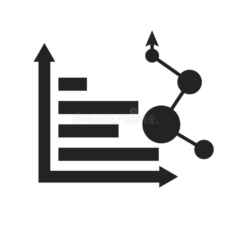 Analytics Icon Vector Sign and Symbol Isolated on White Background ...