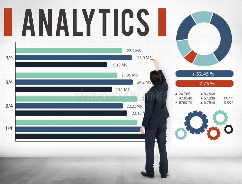 Analytics Information Statistics Strategy Data Concept Stock Photo ...