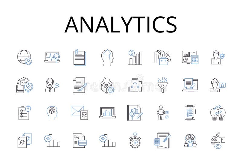 Analytics Line Icons Collection. Data Mining, Information Retrieval ... Analytics Line Icons Collection. Data Mining, Information Retrieval ...