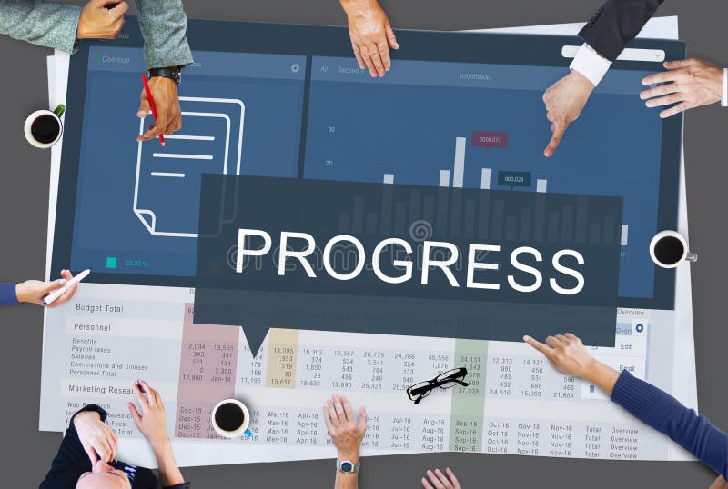 Analytics Marketing Research Business Data Progress Concept Stock Photo ...