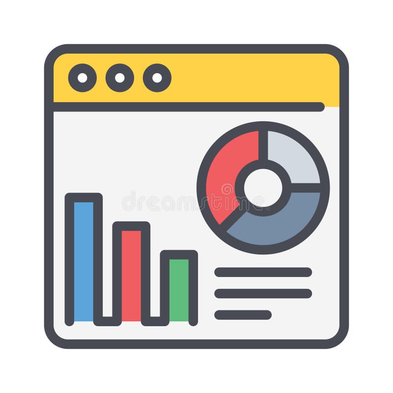 Analytics Outline Vector Icon. Simple Outline Filled Element ...