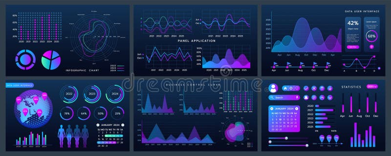 Analytics Screen. Dashboard Data Graph. Panel Application UI Graphic ...