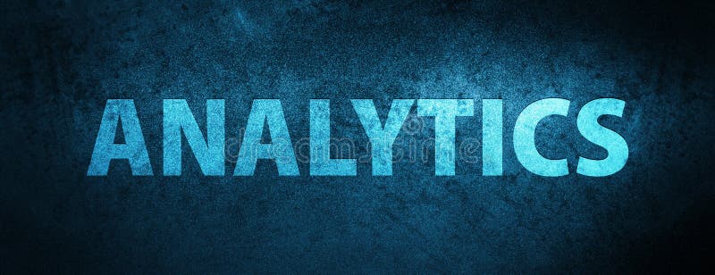 Analytics Special Blue Banner Background Stock Illustration ...