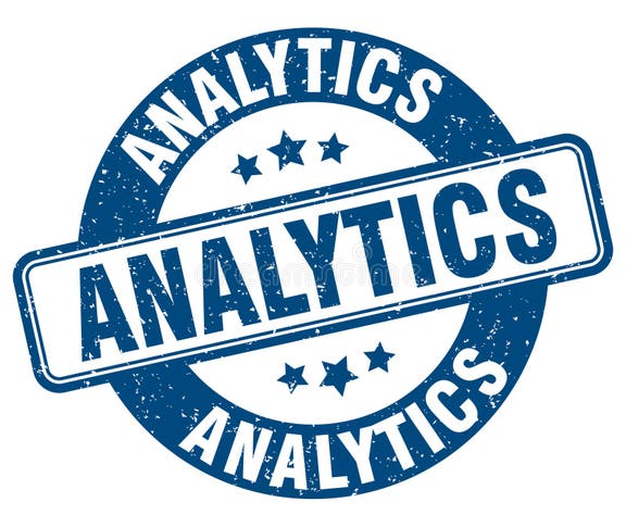 Analytics Stamp. Analytics Label. Round Grunge Sign Stock Vector ...