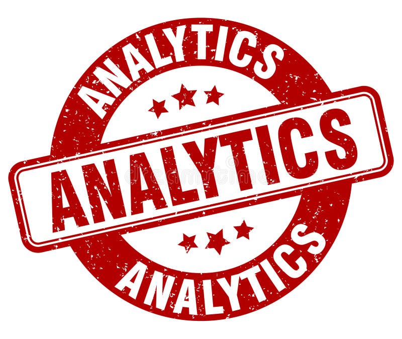 Analytics Stamp. Analytics Label. Round Grunge Sign Stock Vector ...