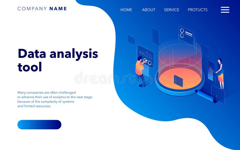 Analytics Statistics Technology Information Concept. Stock Vector ...