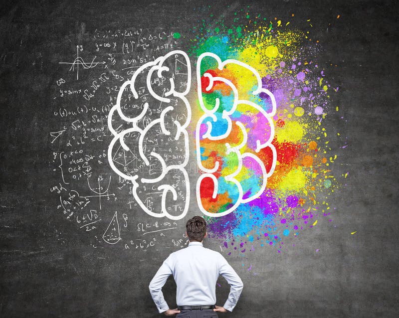 Analytisch Und Brainstorming Stock Abbildung - Illustration von konzept ...