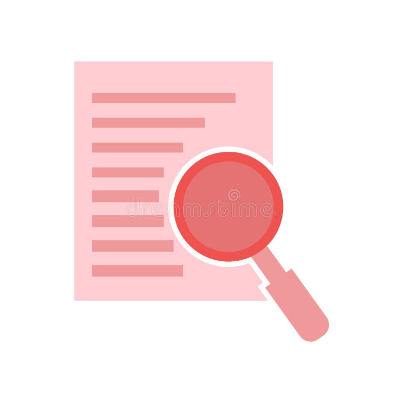 Analyze Icon Vector Sign and Symbol Isolated on White Background ...