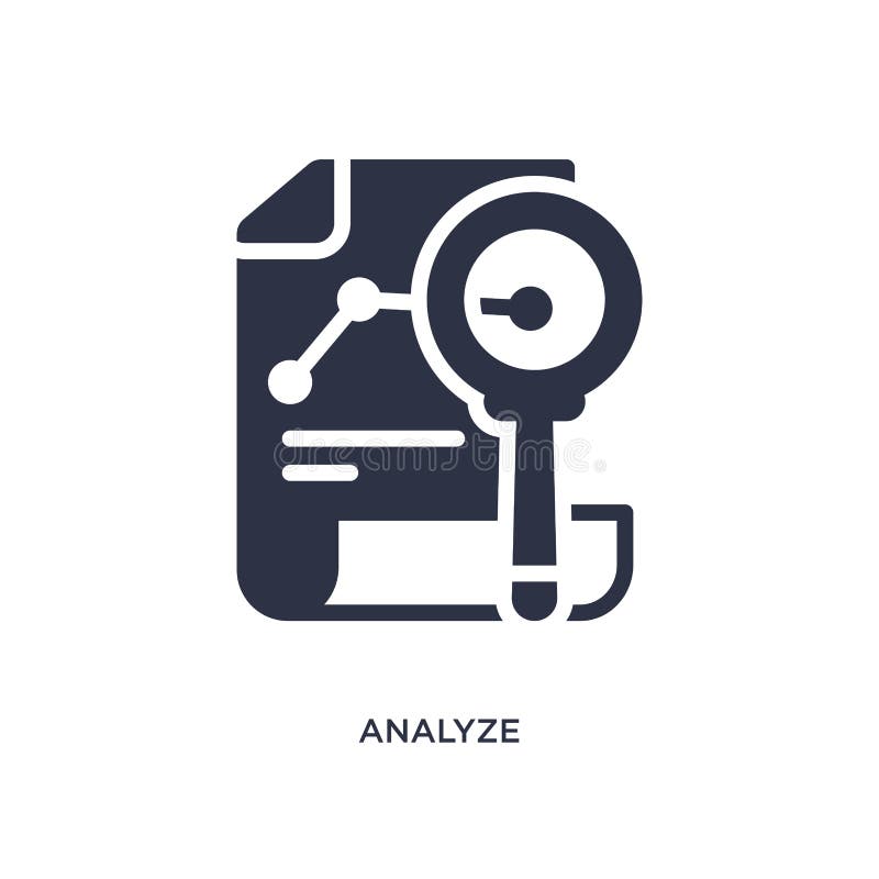 Analyze Icon. Trendy Analyze Logo Concept On White Background Fr Stock ...