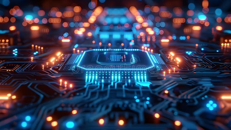 Analyze Microchip Data for Field Numeral in Blue and Neon Colors ...