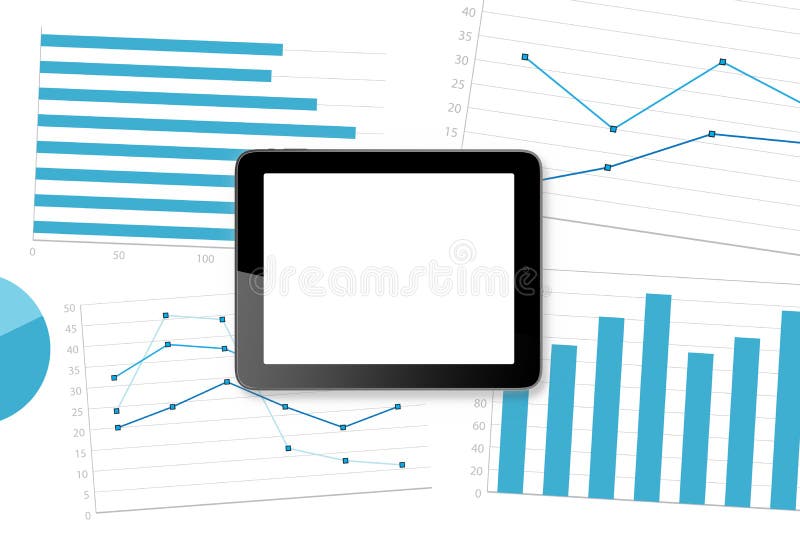 Analyze Statistical Data Concept Stock Illustration - Illustration of ...