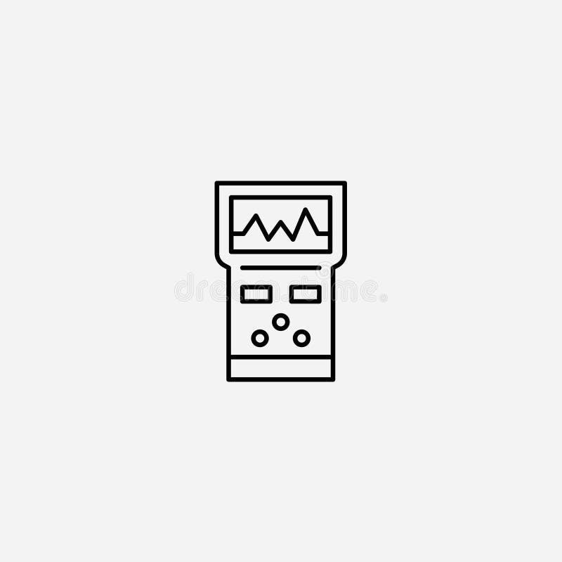 Analyzer Vector Icon Sign Symbol Stock Vector - Illustration of concept ...