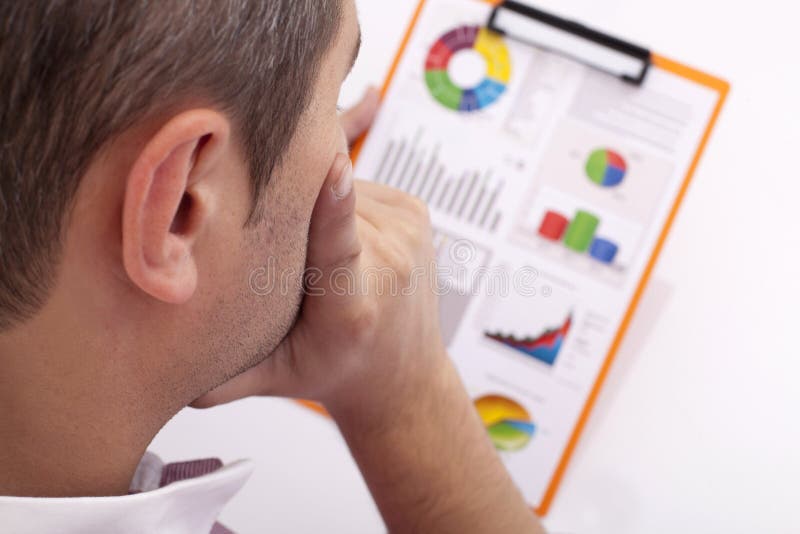 Analyzing stock image. Image of leadership, material - 63226065