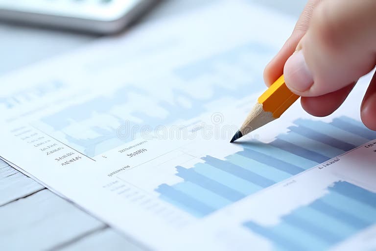 Analyzing Business Data Trends Using Graphs Office Document Review ...