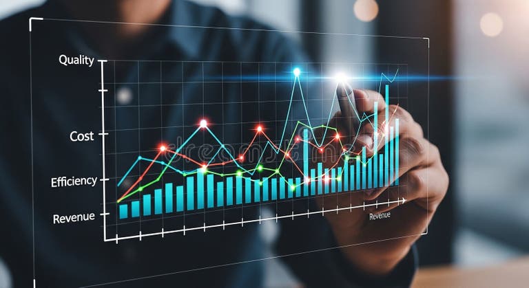 Analyzing Business Growth Chart Data Analytics and Financial ...