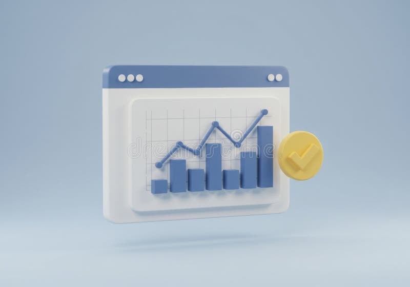 Analyzing Business Growth Graph in a Successful Business Chart Stock ...