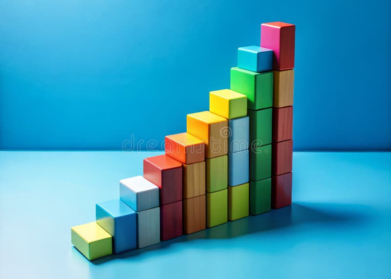 Analyzing Business Growth Trends with a Colorful Stacked Bar Graph a ...