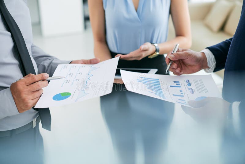 Analyzing charts stock photo. Image of growth, graph - 70926118