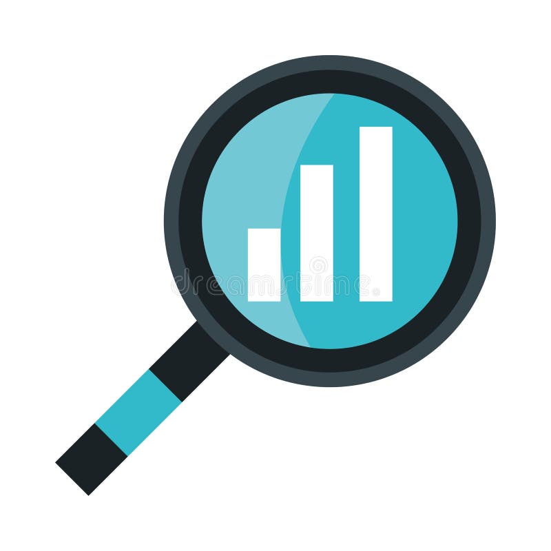 Analyzing data icon stock vector. Illustration of database - 232996940