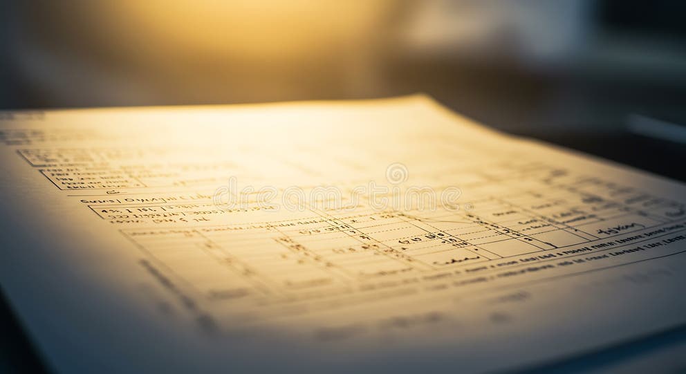 Financial Data Analysis stock illustration. Illustration of work ...