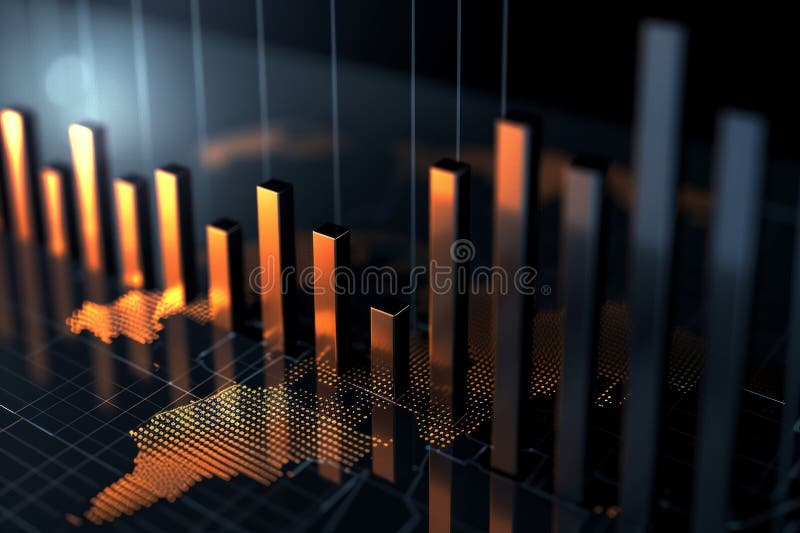Analyzing Global Financial Markets with a World Map and Bar Graphs To ...