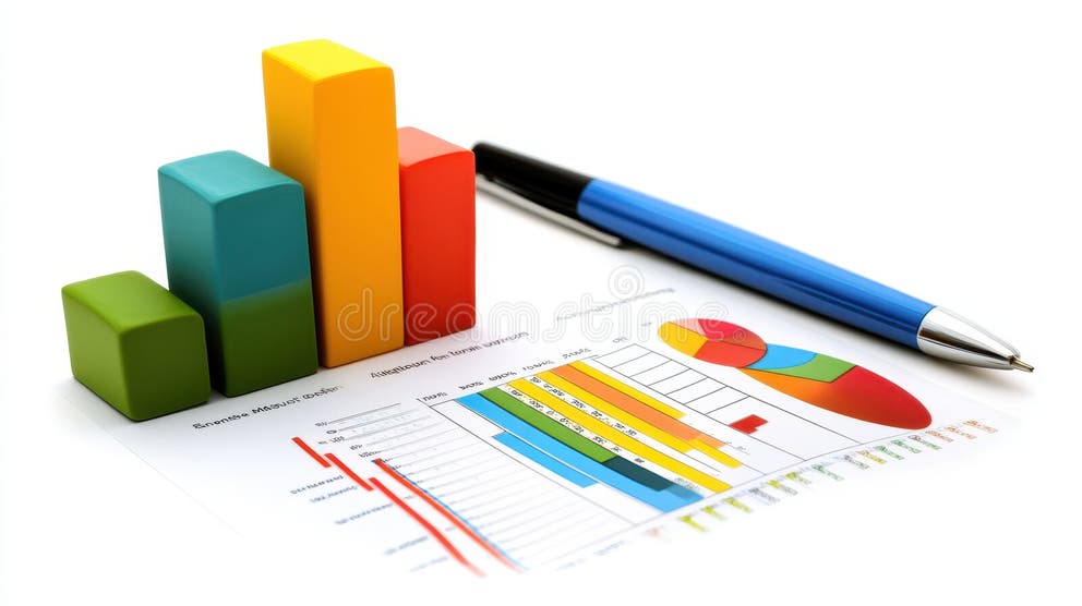 Analyzing Growth: Bar Chart Blocks with Pen and Data Visualizations on ...