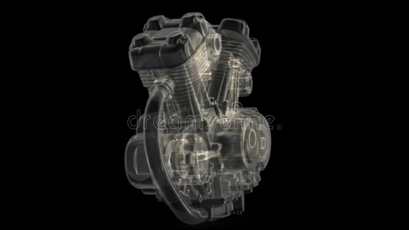 Analyzing Internal Mechanisms of an Engine Transparent View on Black ...