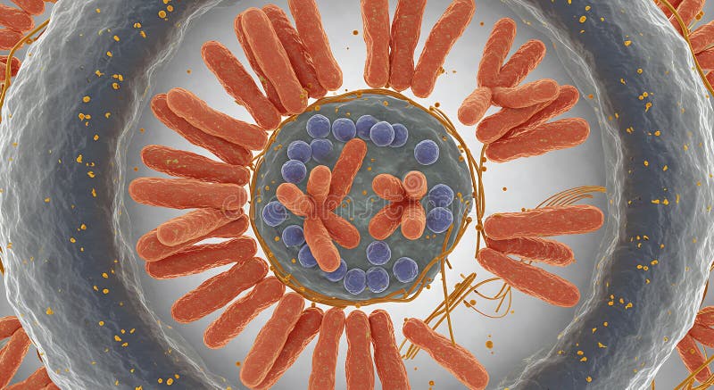 Analyzing Microscopic Image of Cellular Structure with Bacteria and ...