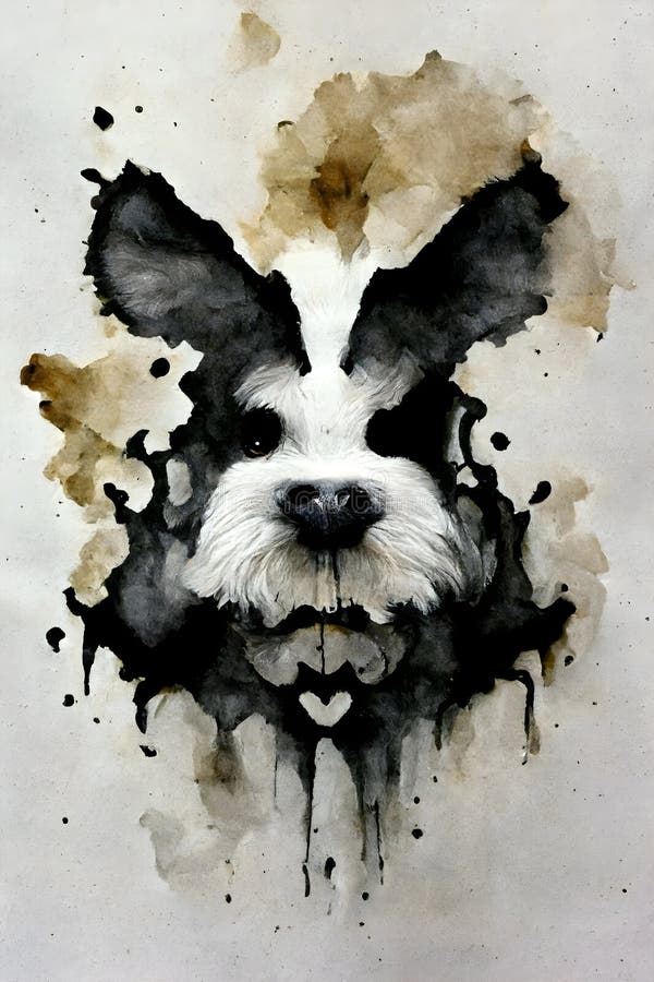 Analyzing Perceptions of Canine Imagery within Ink Blots, Dog Stock ...