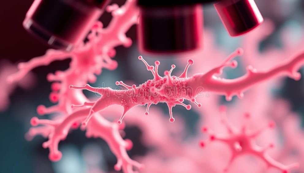 Analyzing Pink Neuron Under Microscope for Medical and Scientific ...