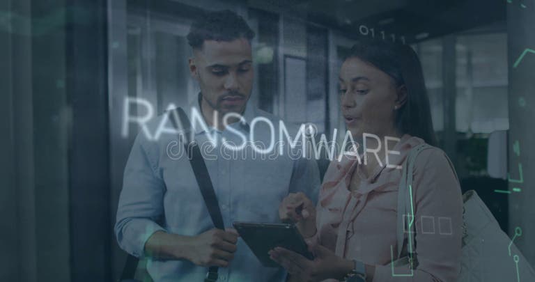 Analyzing Professionals Viewing Digital Tablet in Office Space, with ...